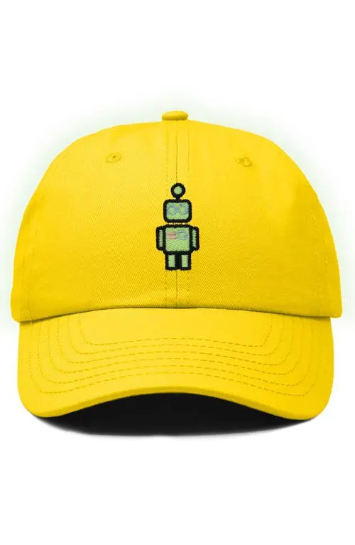 DALIX Robot Baseball Cap - Gold