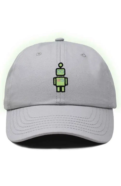 DALIX Robot Baseball Cap - Gray