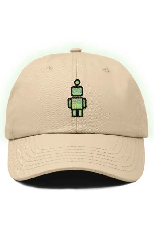 DALIX Robot Baseball Cap - Khaki