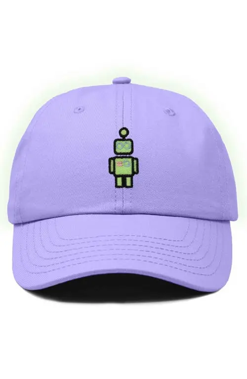 DALIX Robot Baseball Cap - Lavender