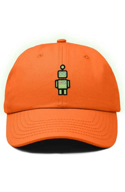 DALIX Robot Baseball Cap - Orange