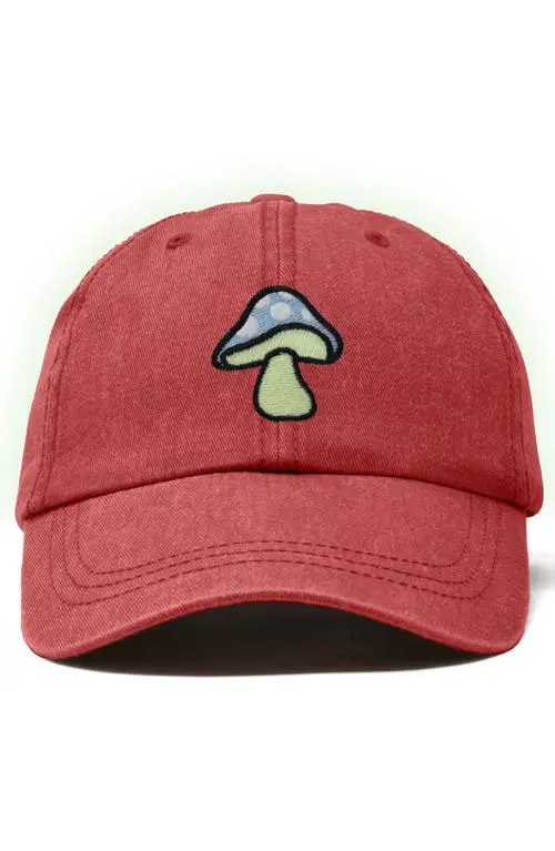 DALIX Mushroom Cap - Washed Red