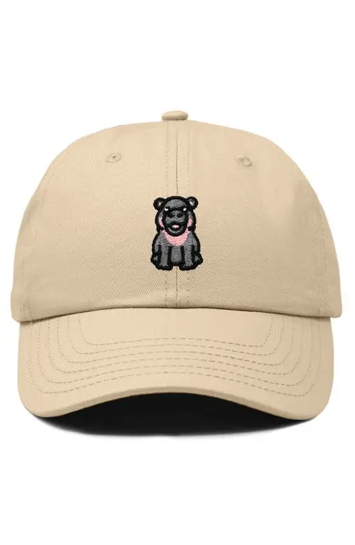 DALIX Hippo Embroidered Cap - Khaki