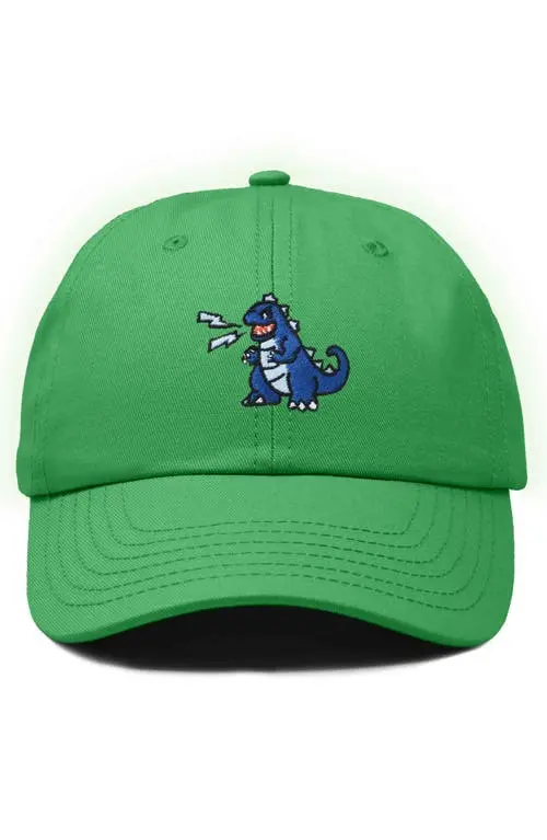 DALIX Lizard Embroidered Baseball Cap - Kelly Green