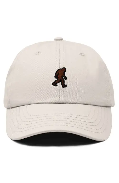 DALIX Sasquatch Embroidered Cap - Beige