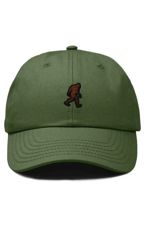 DALIX Sasquatch Embroidered Cap - Olive