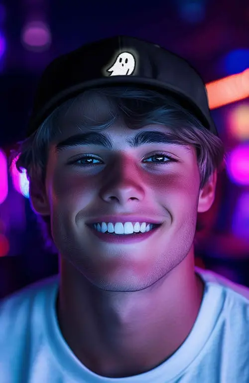 DALIX Ghost Dad Cap - Black