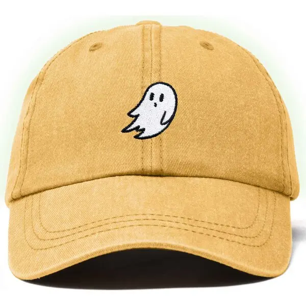 DALIX Ghost Dad Cap - Washed Gold