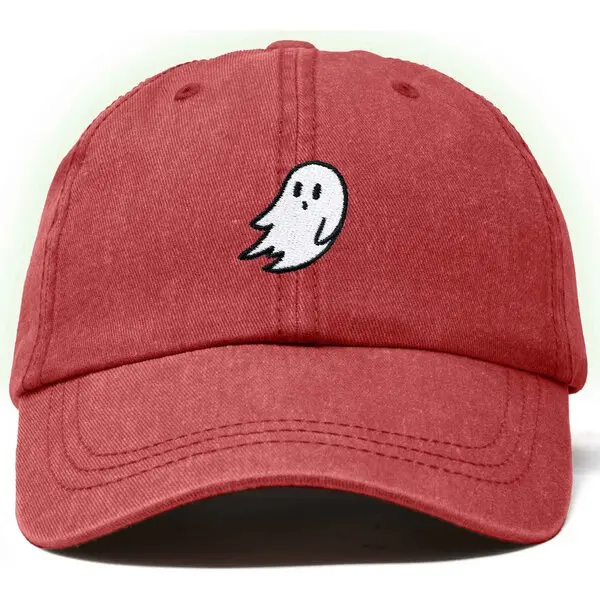 DALIX Ghost Dad Cap - Washed Red