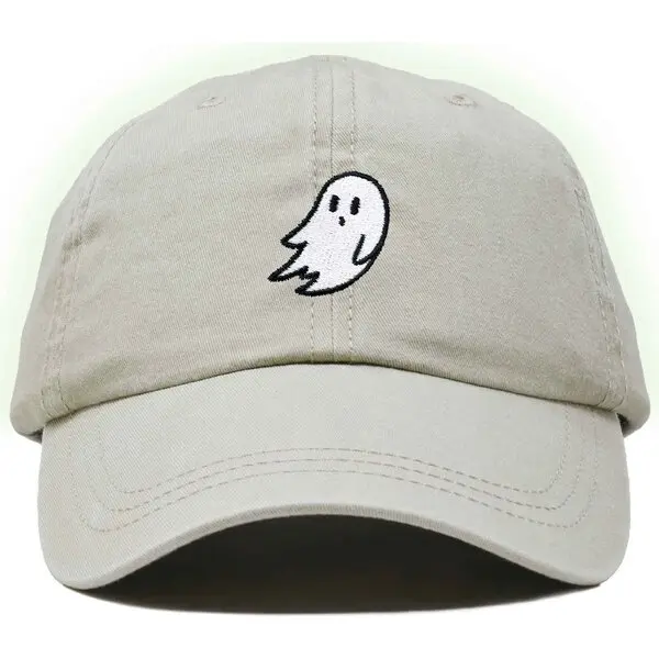 DALIX Ghost Dad Cap - Washed Stone White