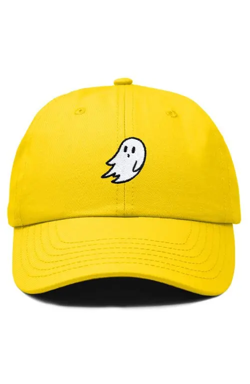 DALIX Ghost Embroidered Cap - Gold