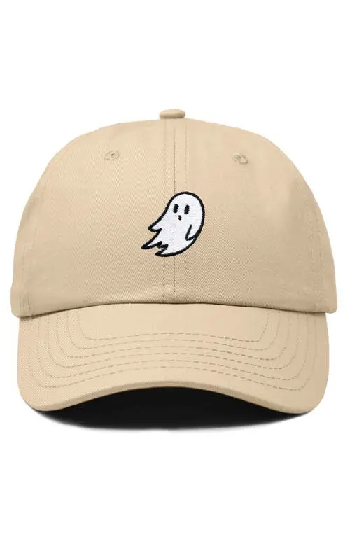 DALIX Ghost Embroidered Cap - Khaki
