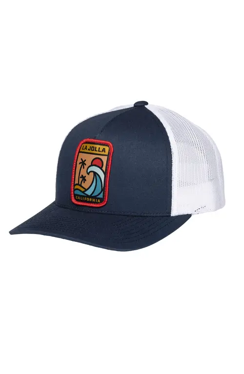 EVERYDAY CALIFORNIA Homebreak Trucker Cap - Navy / White