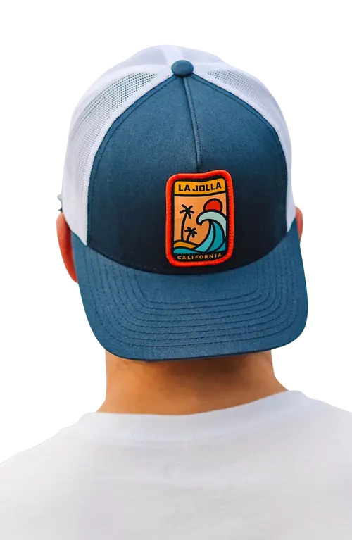 EVERYDAY CALIFORNIA Homebreak Trucker Cap - Navy / White