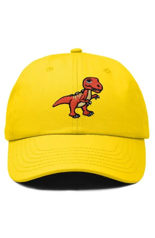 DALIX T-rex Embroidered Cap - Gold