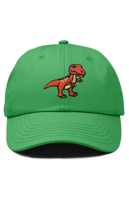 DALIX T-rex Embroidered Cap - Kelly Green