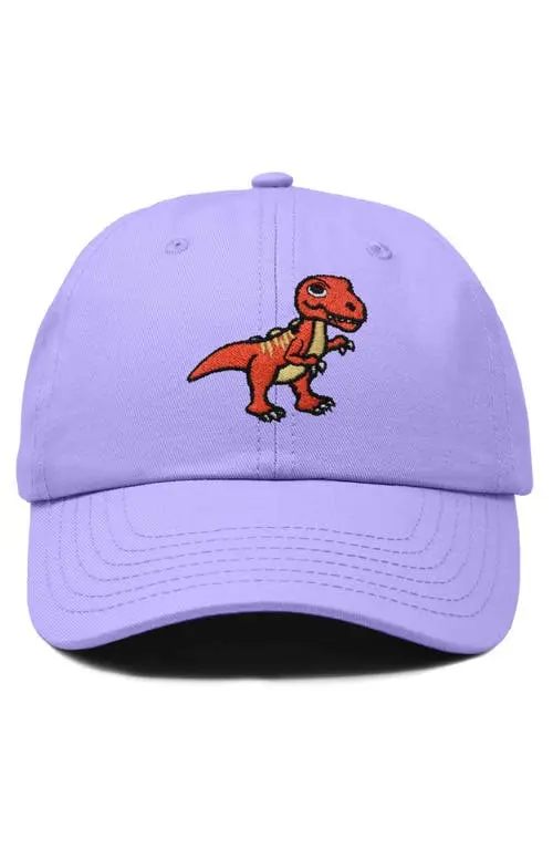 DALIX T-rex Embroidered Cap - Lavender