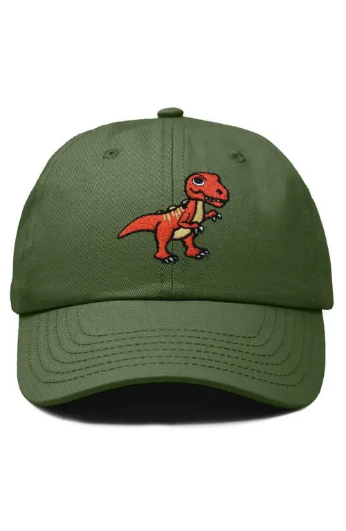 DALIX T-rex Embroidered Cap - Olive