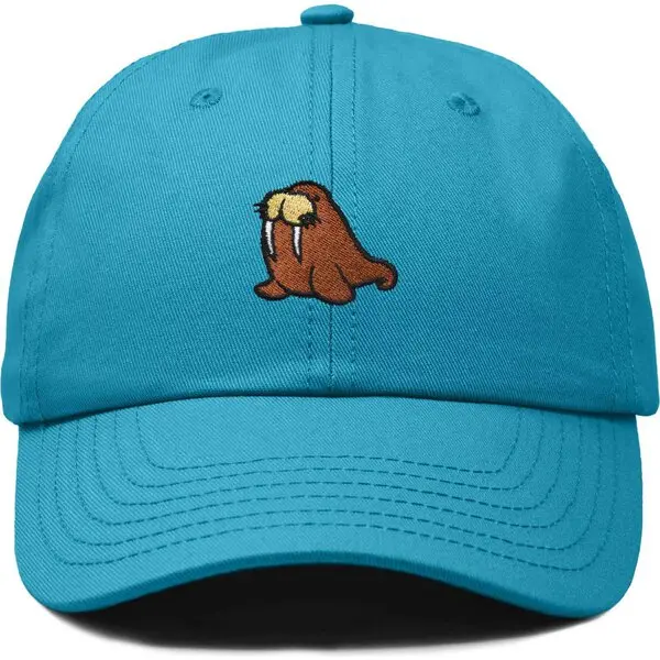 DALIX Walrus Embroidered Cap - Teal