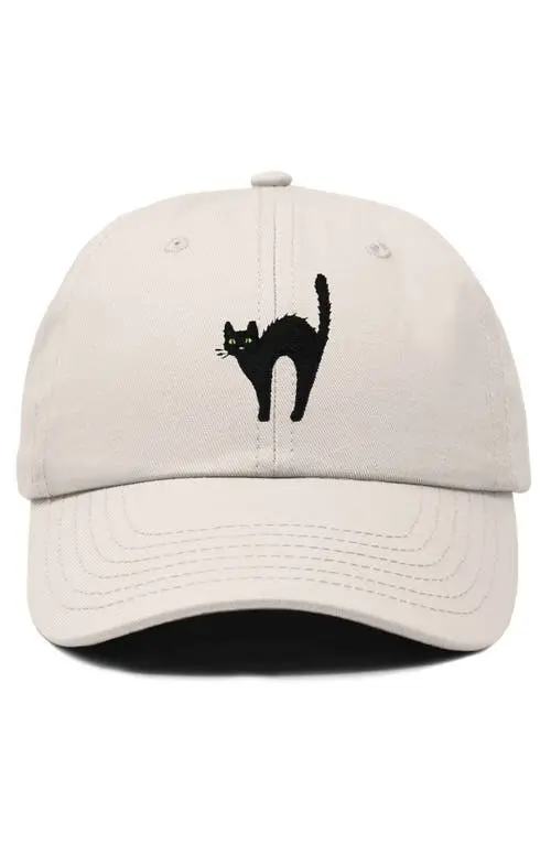 DALIX Embroidered Cap - Beige