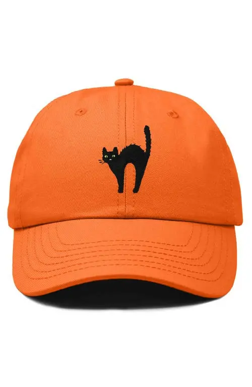 DALIX Embroidered Dad Cap - Orange
