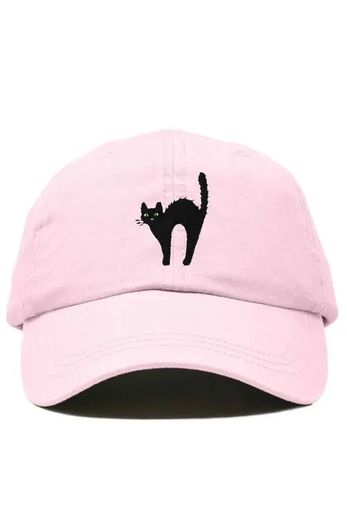DALIX Embroidered Dad Cap - Washed Pink