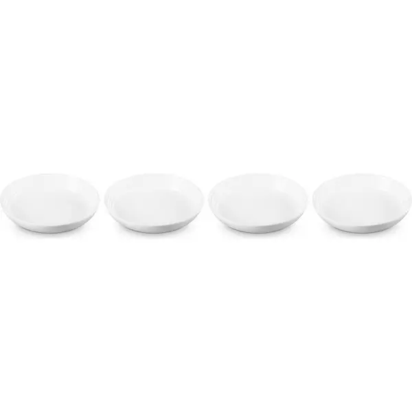 LE CREUSET Vancouver Set Of 4 Salad Plates - White