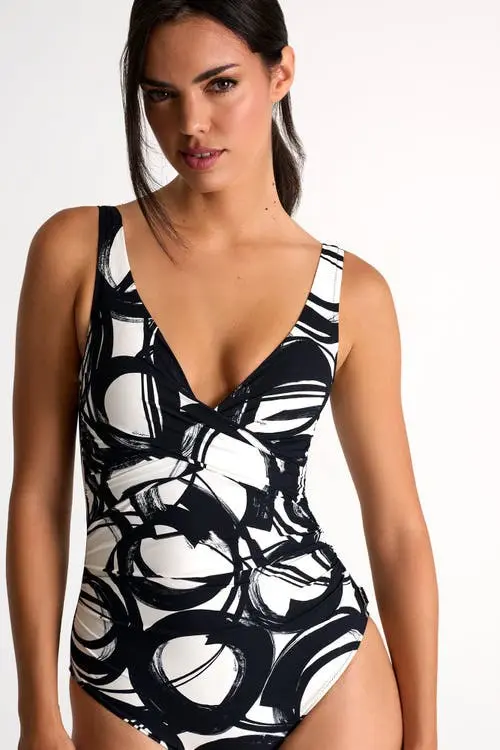 Shan Classic One-piece Bathing Suit - Print