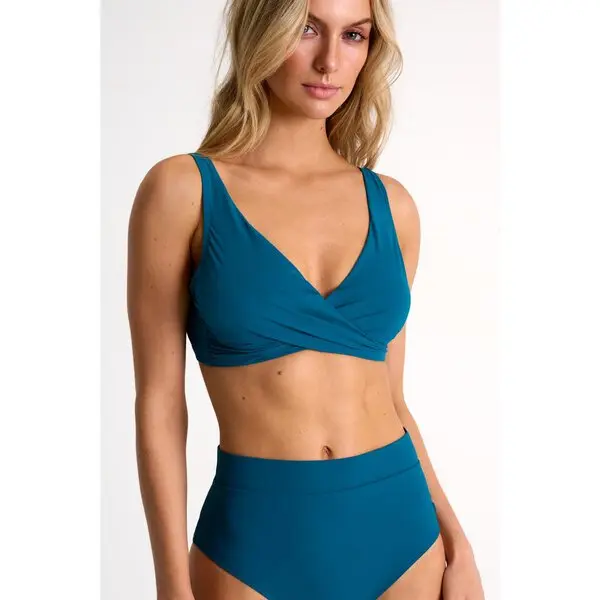 Shan Bralette Bikini Top - Blue