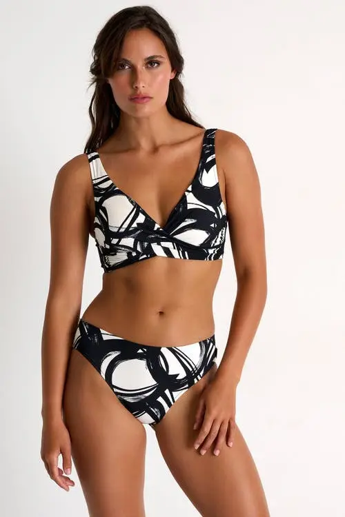 Shan Classic Bralette Bikini Top - Print