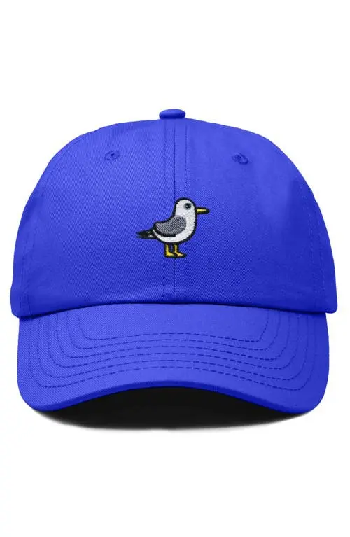 DALIX Seagull Embroidered Cap - Royal Blue