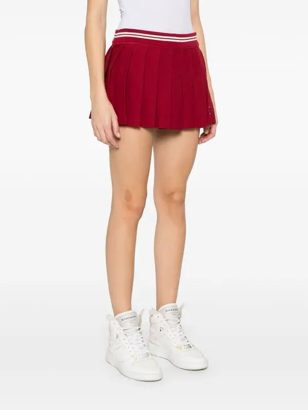 Amiri Ma Quad Mini Skirt - Red