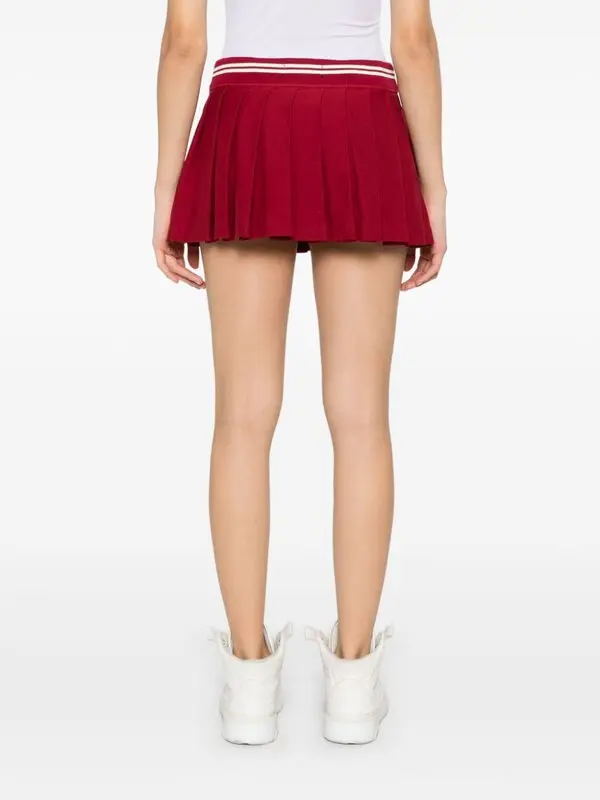 Amiri Ma Quad Mini Skirt - Red