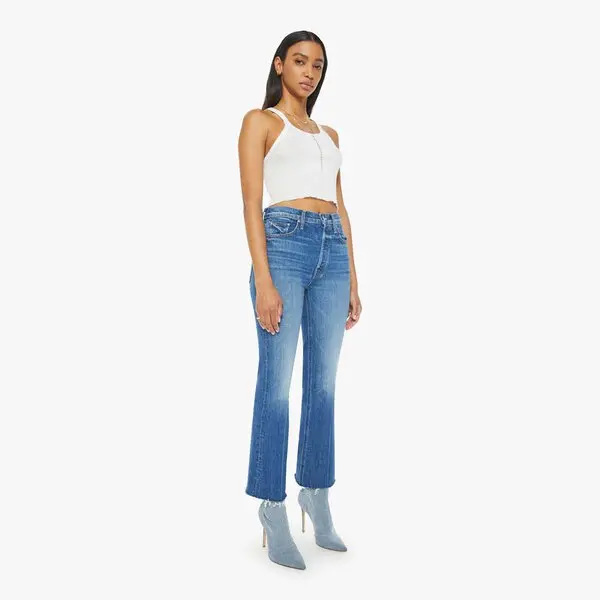 MOTHER The Tripper Ankle Fray Jeans