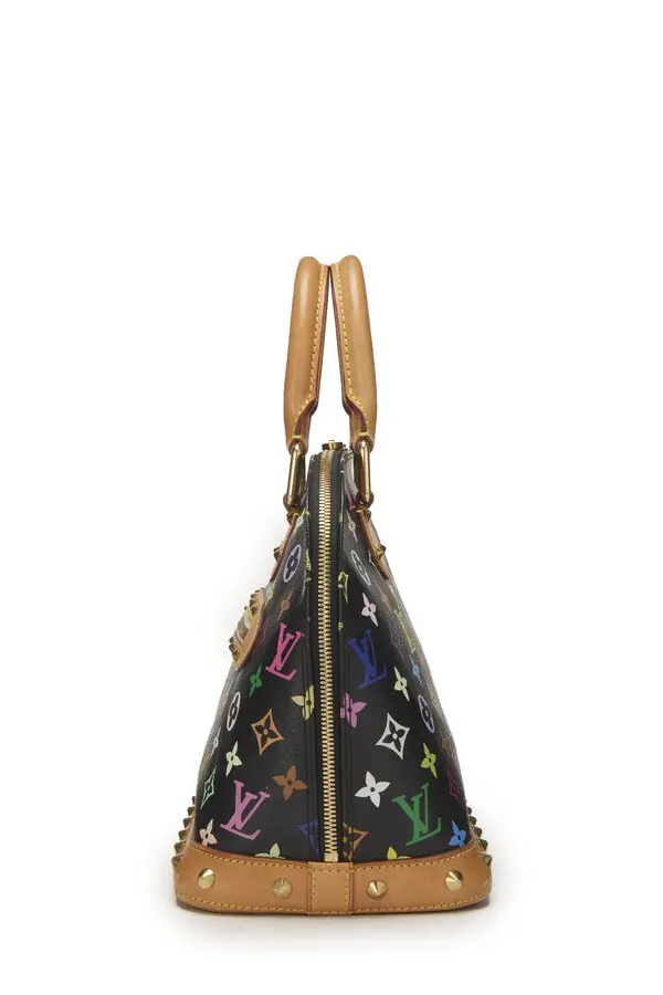 LOUIS VUITTON Takashi Murakami Monogram Multicolore Alma - Black