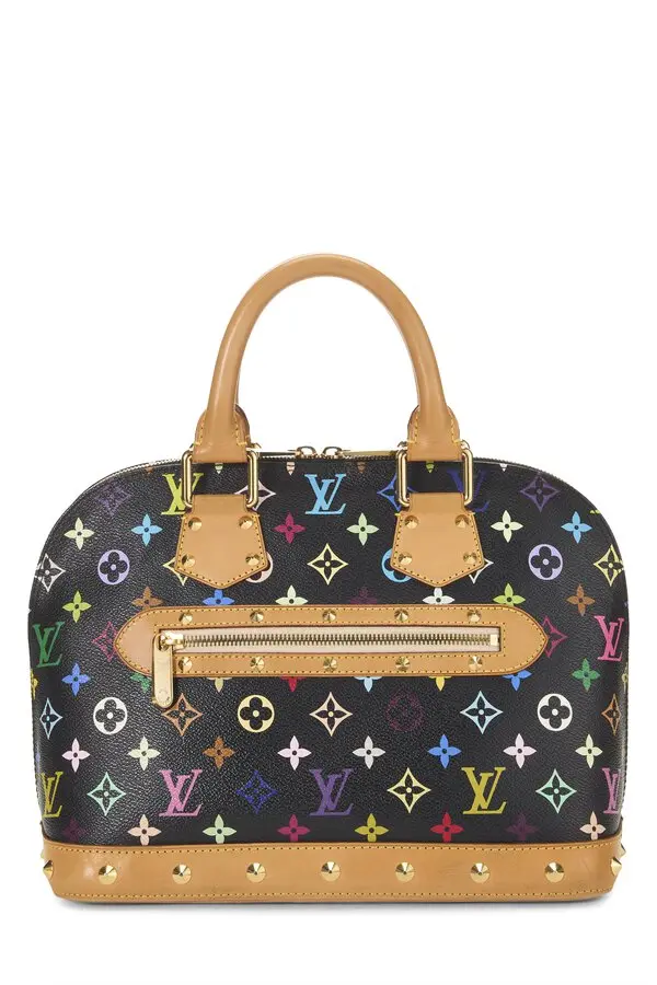 LOUIS VUITTON Takashi Murakami X Monogram Multicolore Alma - Black