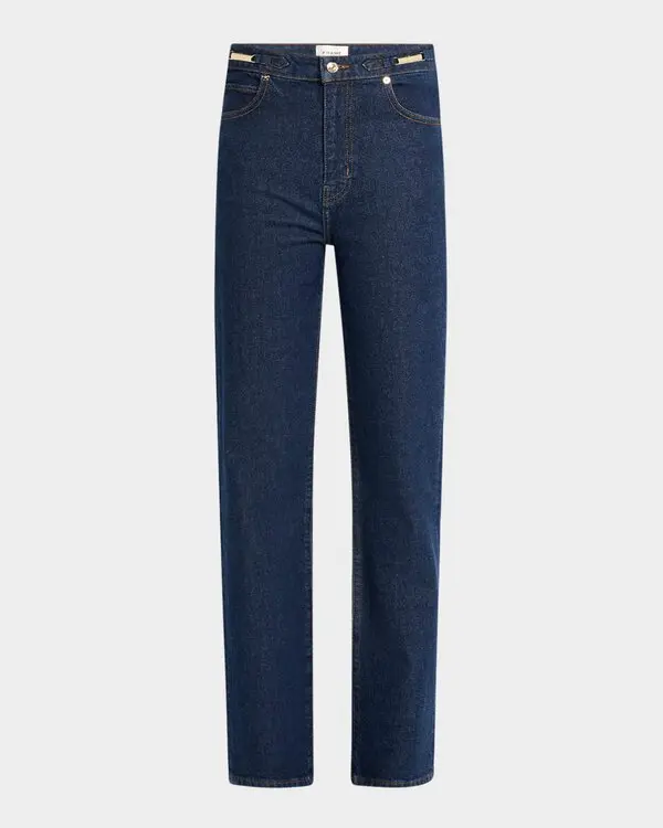 FRAME X Ritz Paris The Ruler Straight Leg Jeans