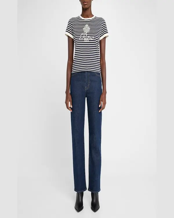 FRAME X Ritz Paris The Ruler Straight Leg Jeans