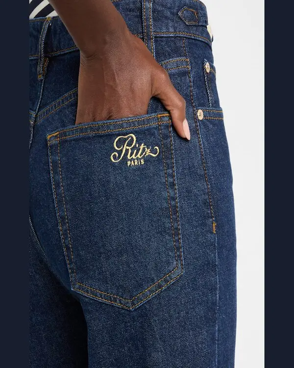 FRAME X Ritz Paris The Ruler Straight Leg Jeans