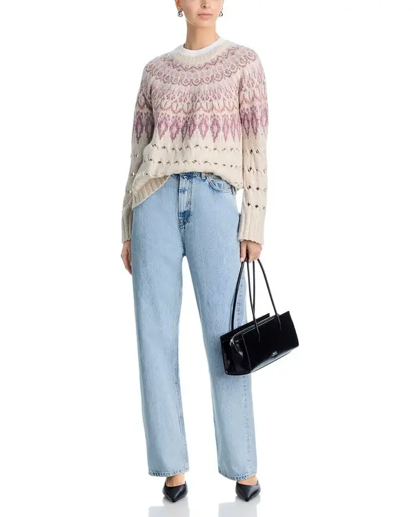 Steve Madden Suzette Open Stitch Sweater - Multi