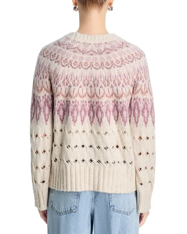 Steve Madden Suzette Open Stitch Sweater - Multi