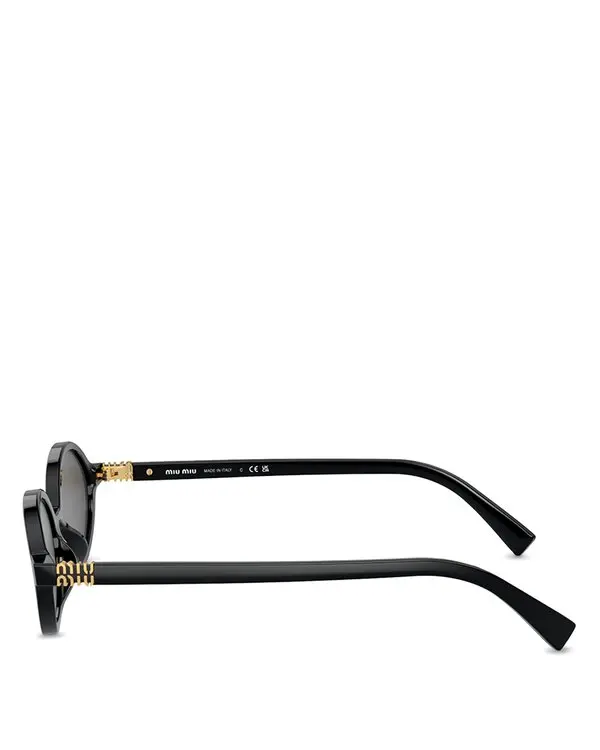 Miu Miu - Regard Oval Blue Light Glasses, 50mm