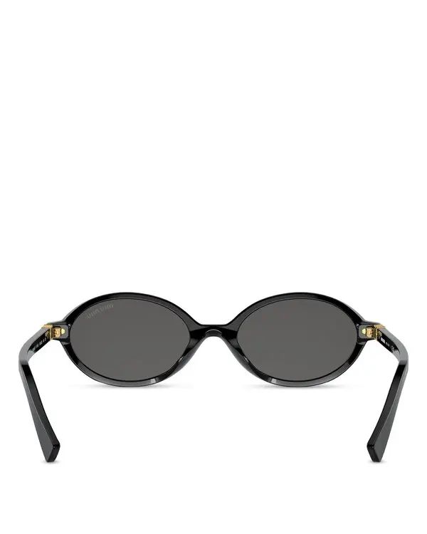 Miu Miu - Regard Oval Blue Light Glasses, 50mm
