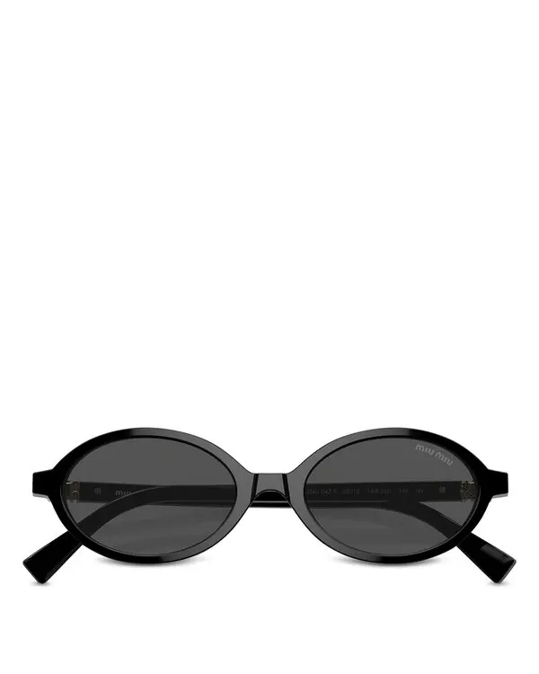 Miu Miu - Regard Oval Blue Light Glasses, 50mm