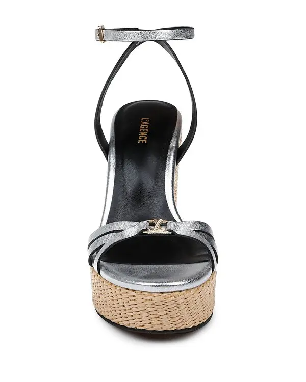 L'Agence Genevra Platform Sandals