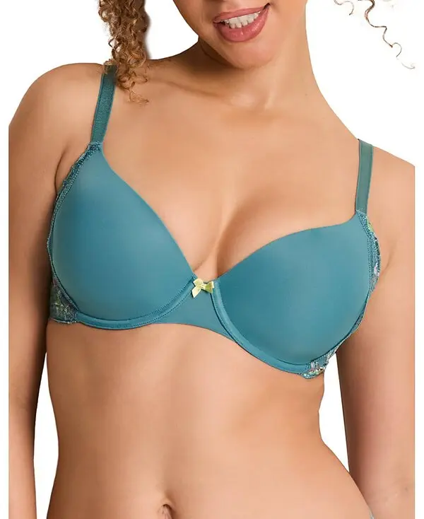 ADORE ME Paxton Contour Full Coverage Bra - Floral Blue
