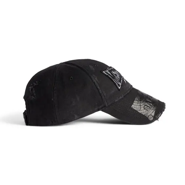 Balenciaga Metalhead Cap In Black - 40% Off | Editorialist