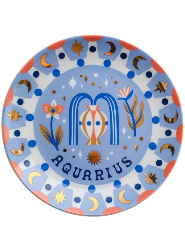 BITOSSI HOME Aquarius Plate - Blue
