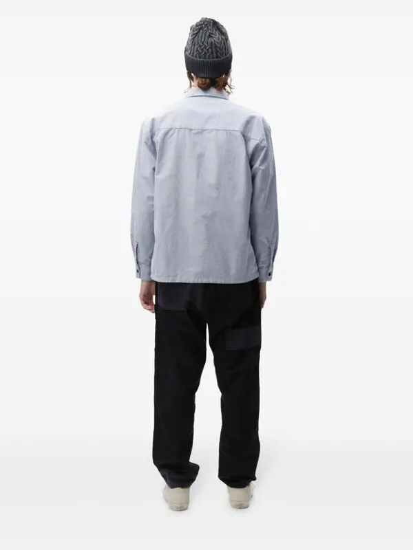 NEIGHBORHOOD Logo-embroidered Shirt - Grey
