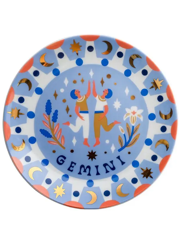 BITOSSI HOME Gemini Plate - Blue
